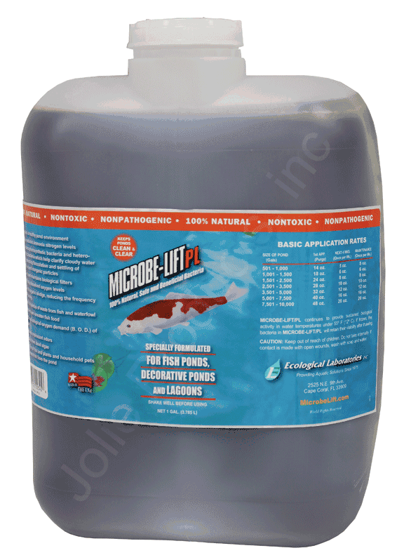 Microbe-Lift PL - #1 Beneficial Pond Bacteria - 5 Gallon Tote - 10PLX5G