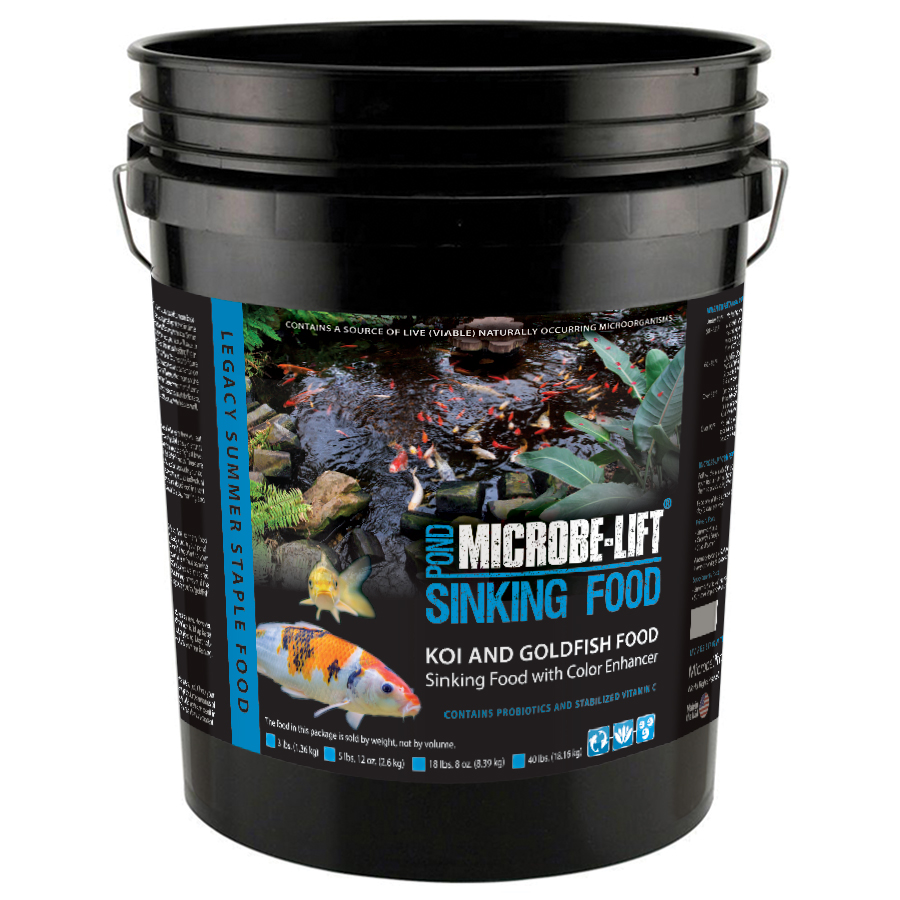 Microbe-Lift - Sinking Pellets - Bucket - 18 lbs 8oz - MLLSPXL