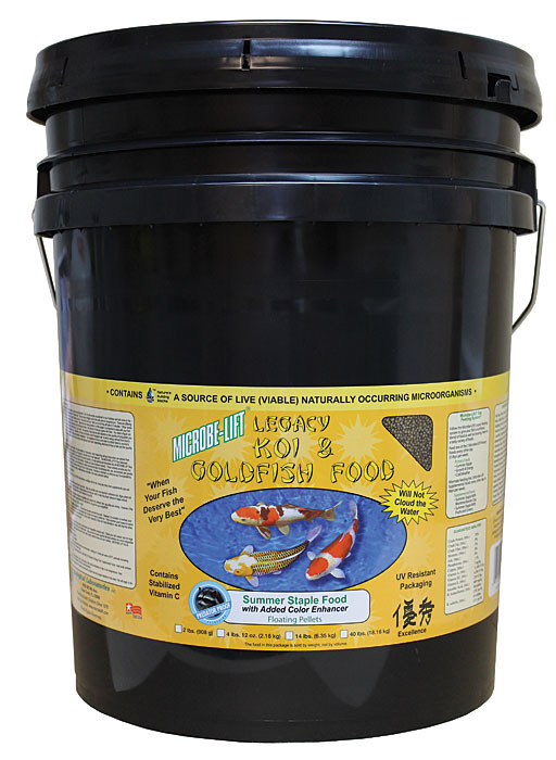 Microbe-Lift Summer Staple Food with Color Enhancers - Bucket - 14 lbs.