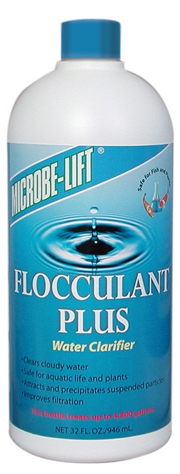 Microbe-Lift Flocculant Plus - Treats up to 32,000 Gallons - 32oz Bottle
