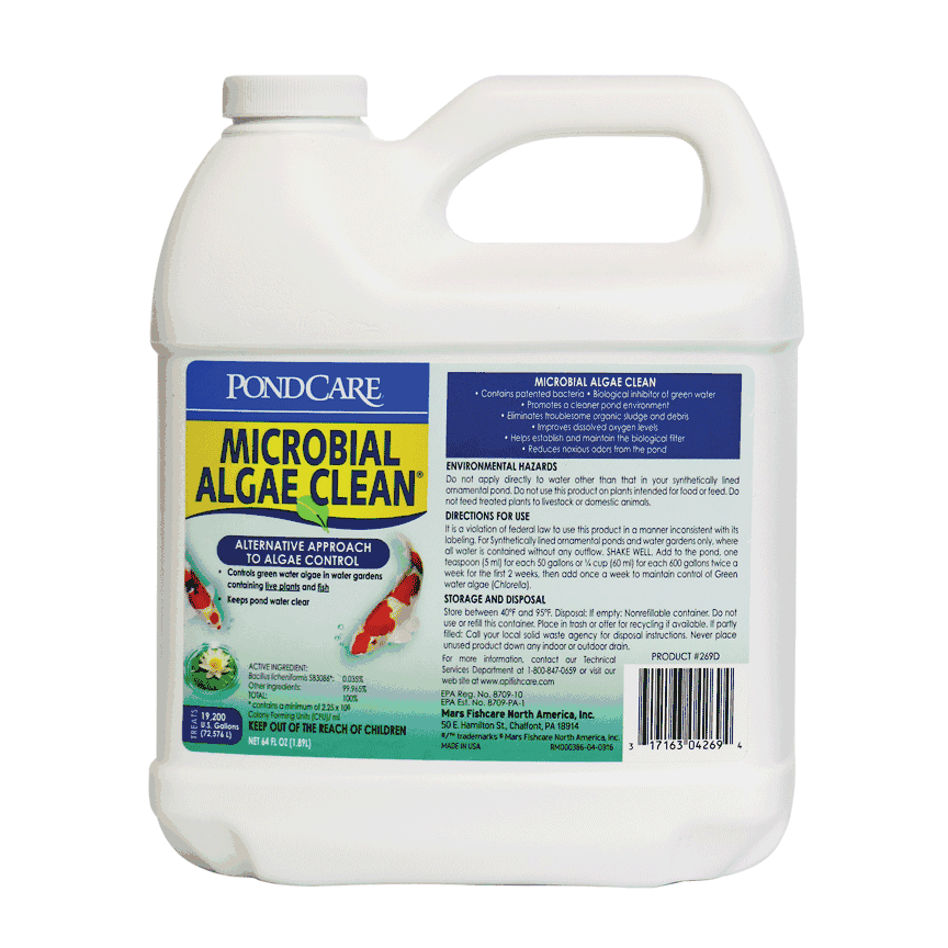 Microbial Algae Clean - Algae Control - 64oz. - 269D