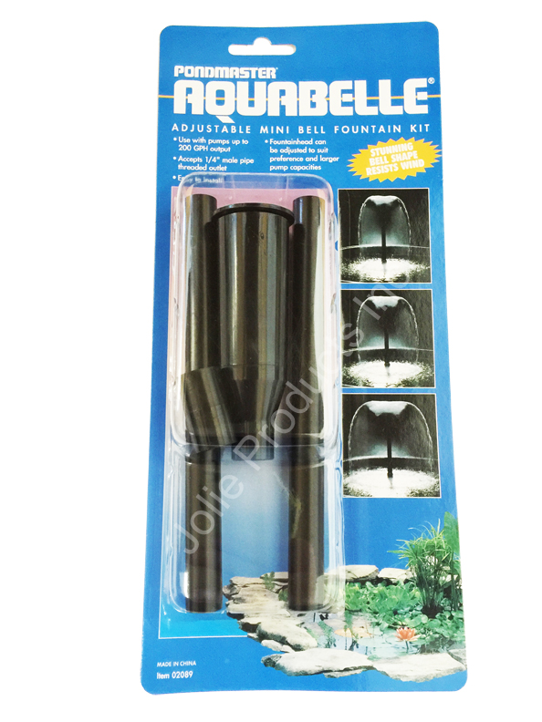 PONDMASTER - Aquabelle - Adjustable Mini Bell Fountain Head Kit - 02089