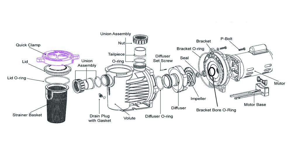 Performance Pro - Clear Lexan Lid for Volute (Priming Pot) - Fits ...