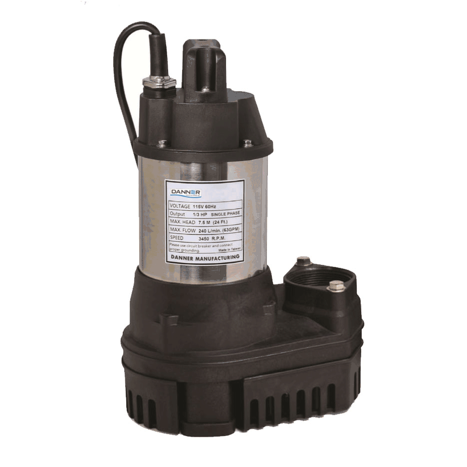 ProLine HFS - High Flow Submersible Pump - 1/3 HP - 4800 GPH - 90104