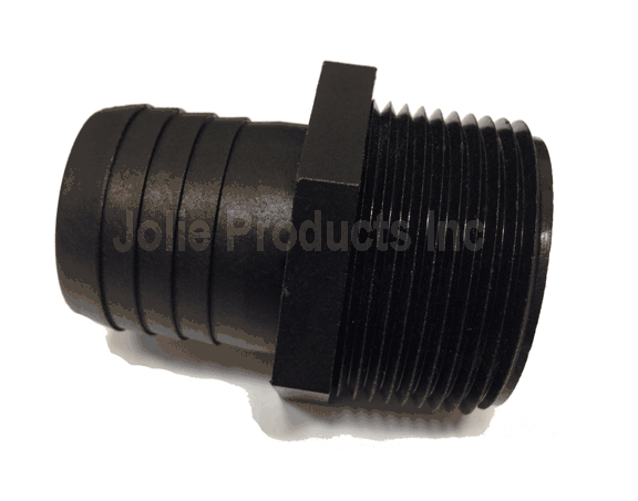 Straight Barbed Adapter - 3/4" MPT x 1" BARB