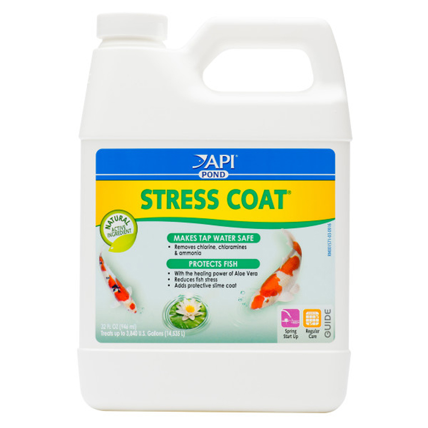 Stress coat for fish store