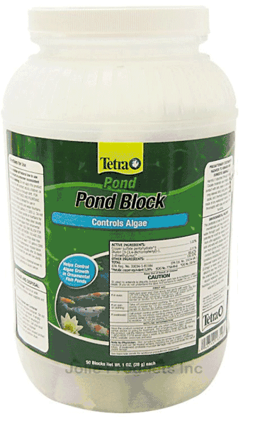 Tetra Pond Block Algae Control - 50 Blocks per Bulk Jar - 16310