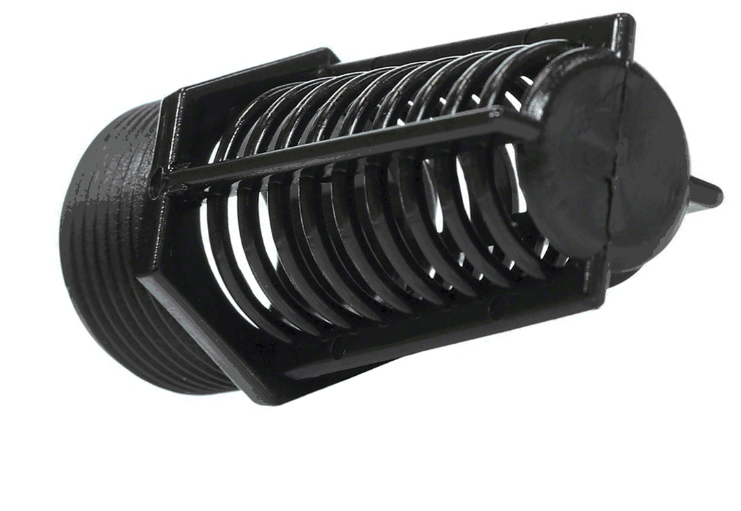 Threaded Suction Strainer - 1-1/2" MPT - Black