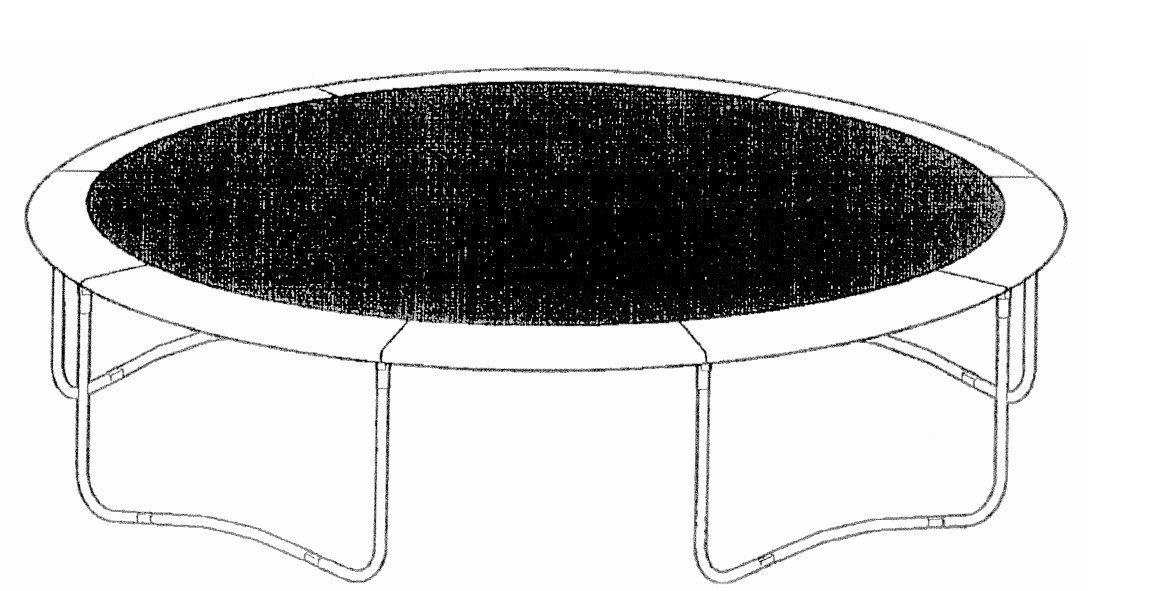 14' HEDSTROM Trampoline Parts (Model# 10146)