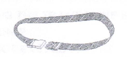 Elastic Straps w/ Snap-In Buckle (Set of 6)