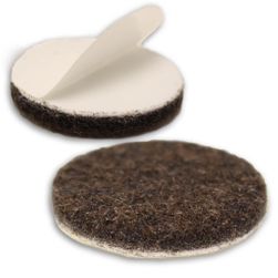 Heavy-Duty Felt Furniture Pads - Five Sizes, Sm/Lg Packs