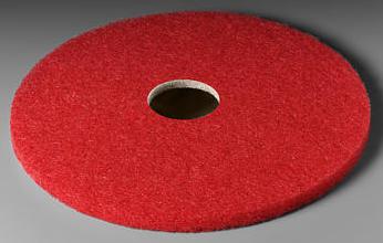 3M Red Buffer Pad 5100, 19-inch3M Floor Machine Pads