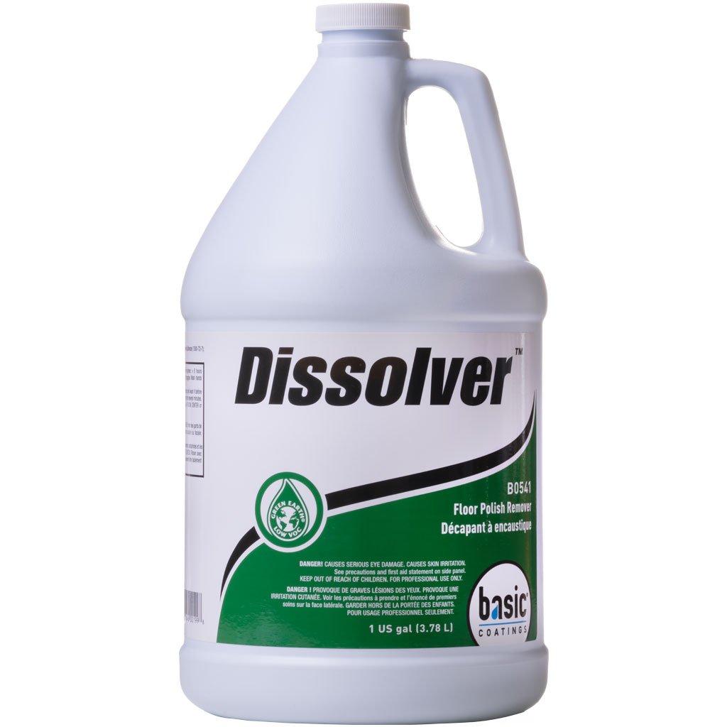 Basic Coatings Dissolver Floor Polish Remover, 1-Gallon