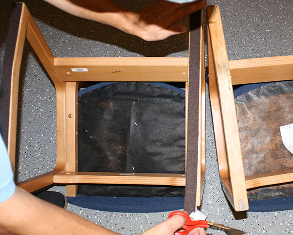 Heavy Duty Felt Pad Roll: 1" x 60" Cut to size - Peel & Stick