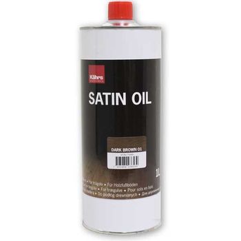 Kahrs Satin Oil - Dark Brown, 1 LiterSatin Oils