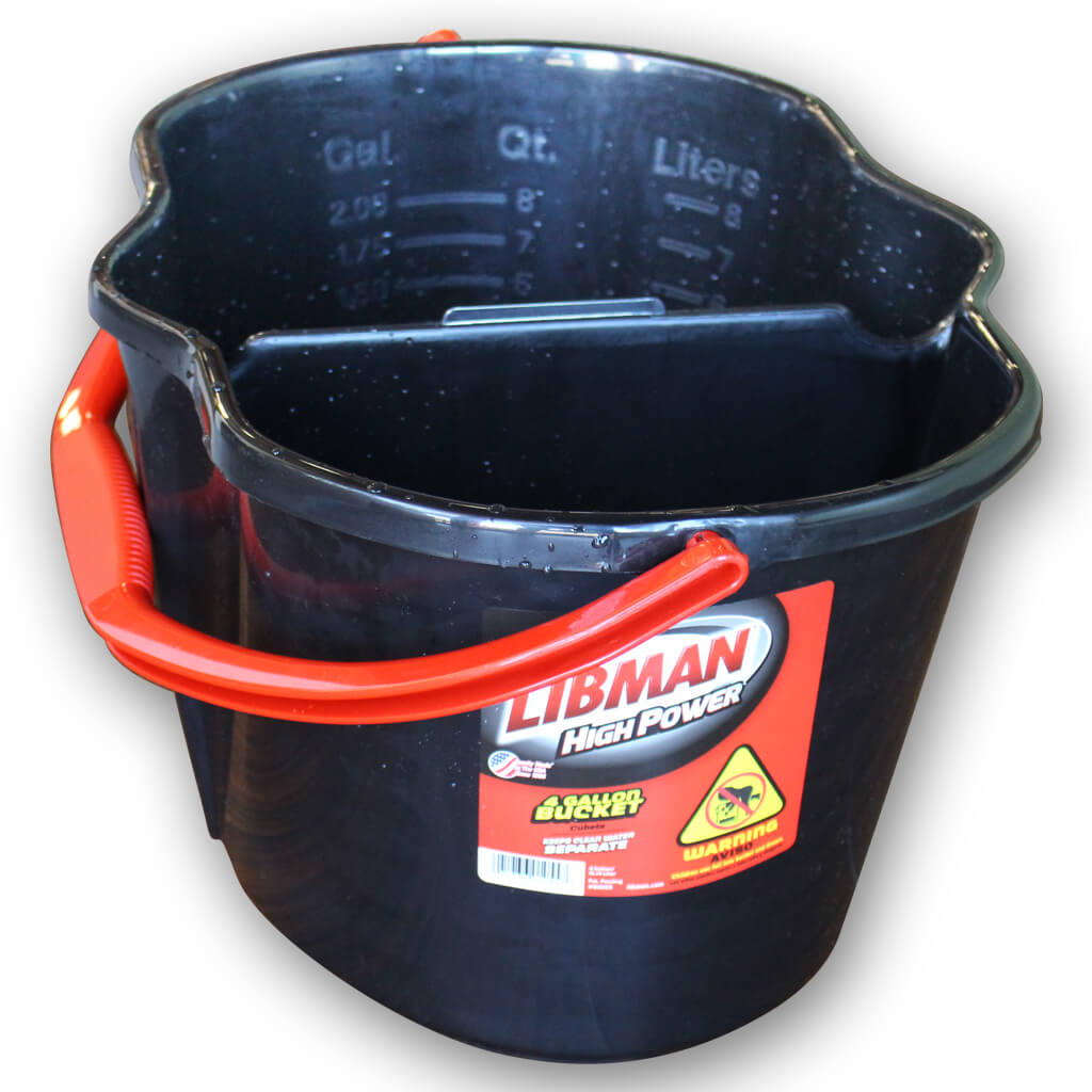 Libman 2-sided Clean and Rinse Wet Mop Bucket