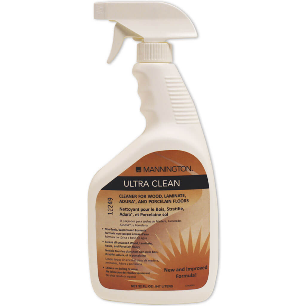 Ultra Clean 32oz Spray - Mannington - for hardwood, laminate, Adura