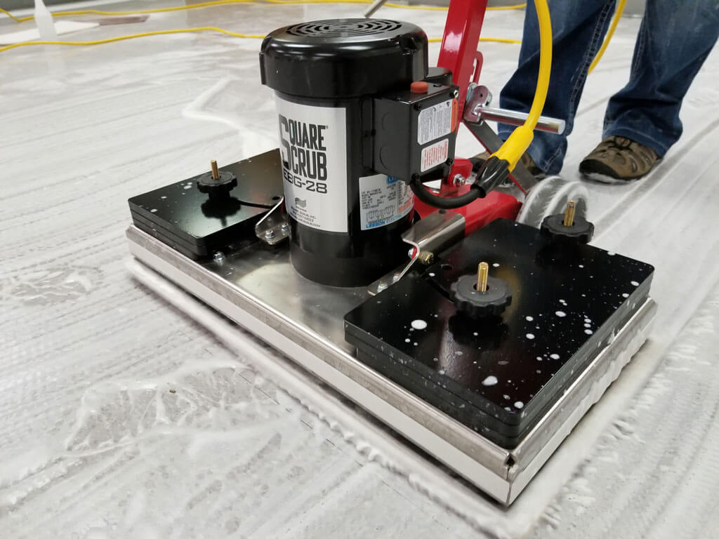 EBG-28 Floor Surface Preparation Machine | Square Scrub