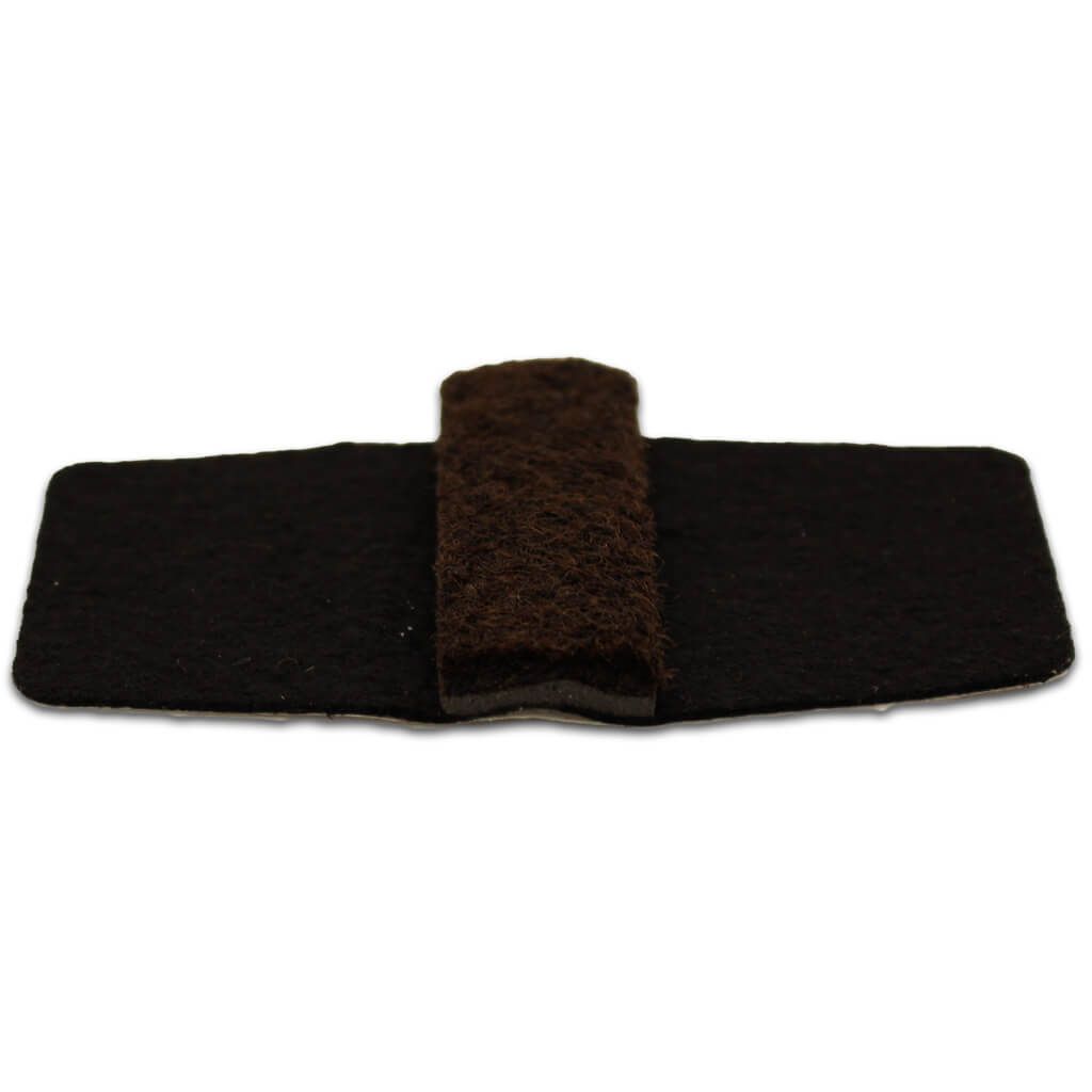 Large 16pk BLACK - Wrap Around Felt Floor Saver | 1877floorguy