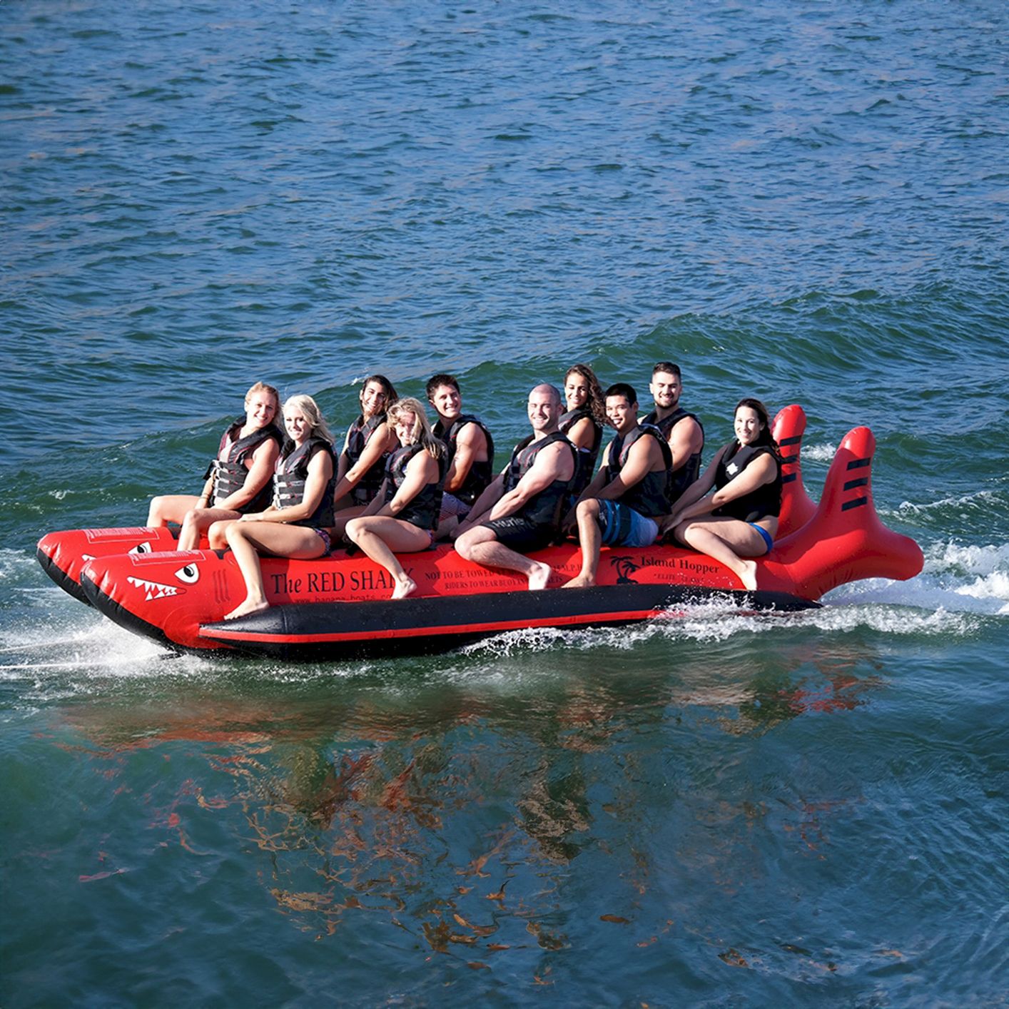10 Passenger Elite Class Red Shark Side by Side