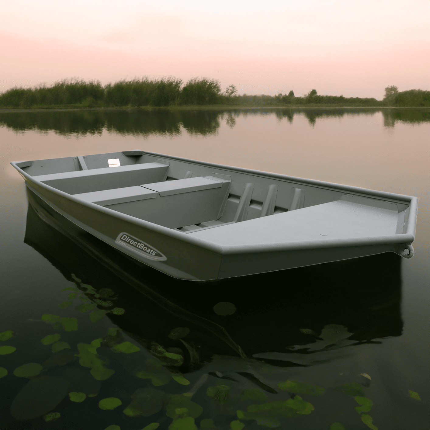 Welded Modified Vee 14' x 42" Jon Boat
