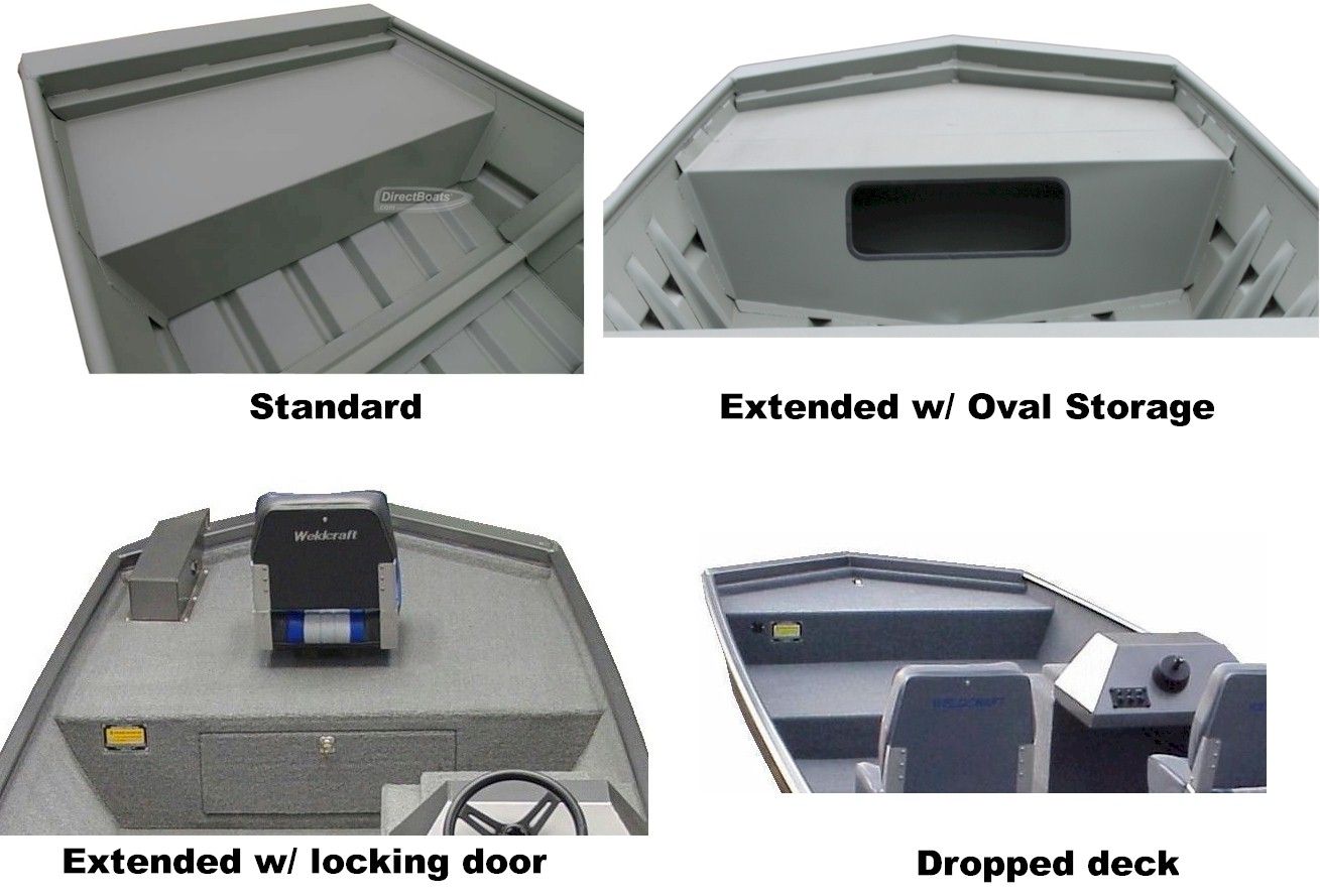 15' x 44" Welded Modified Vee Jon Boat