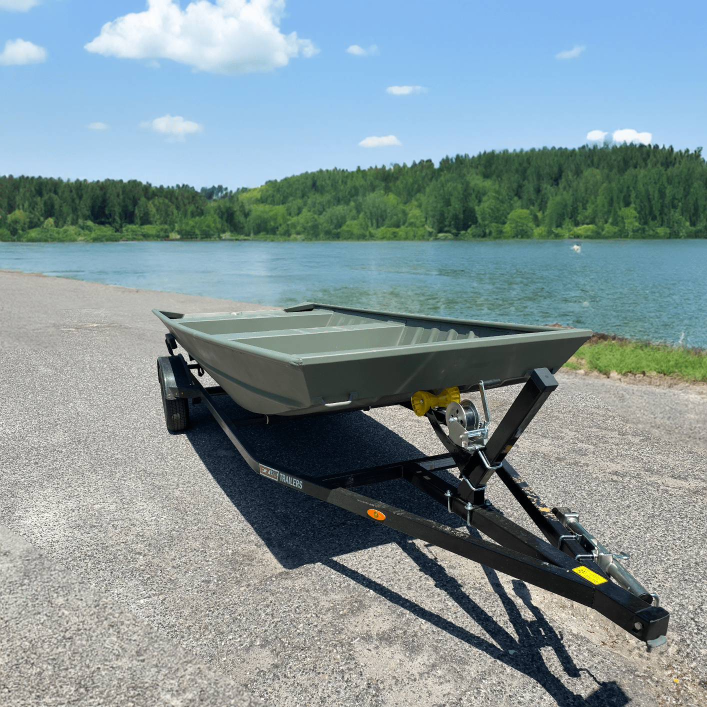 16' x 48" Welded Jon Boat