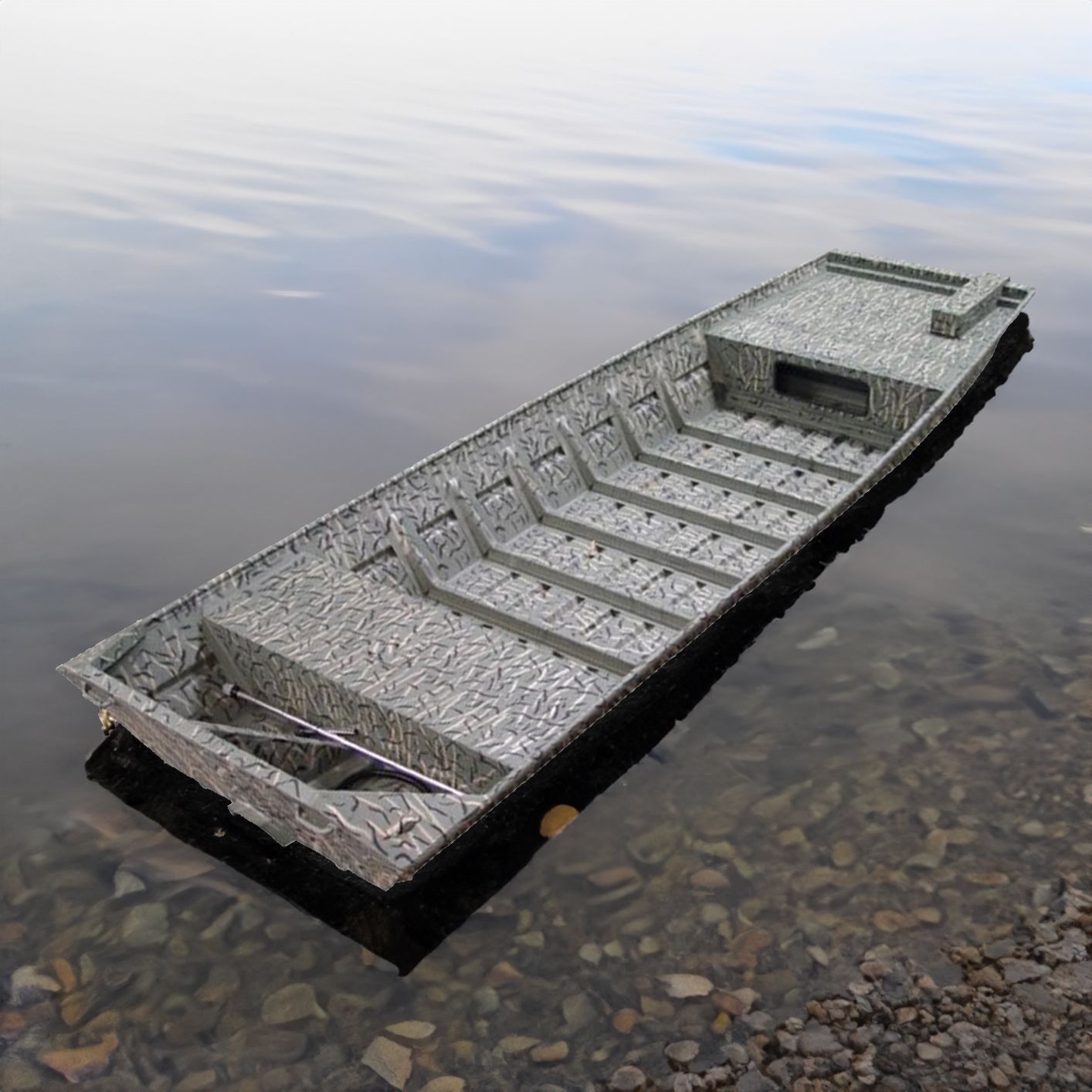 16' x 60" Camo Jon Boat