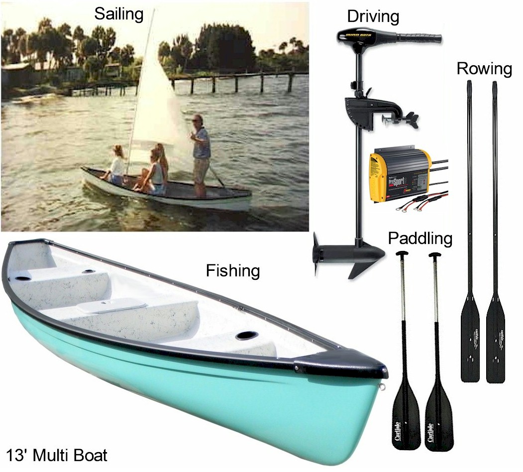 5 in 1 - 13' Multi Boat