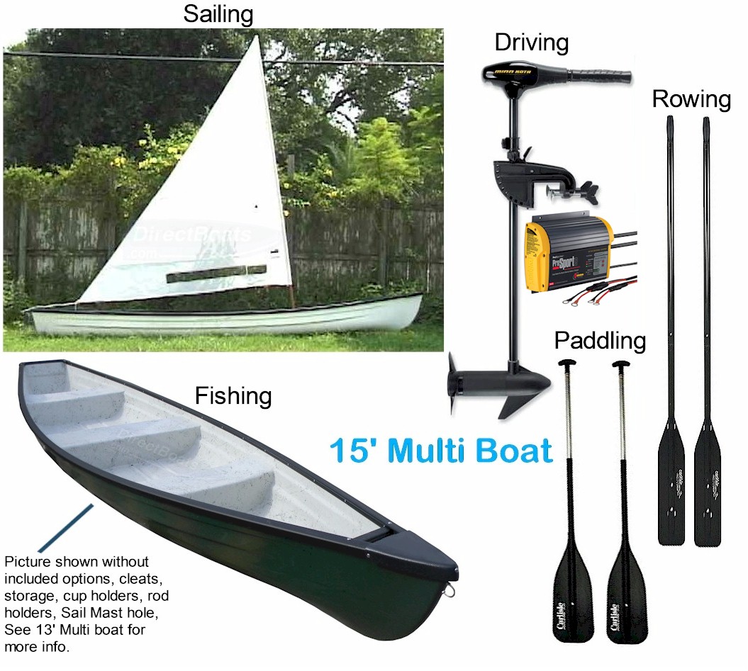 5 in 1, 15' Multi Boat