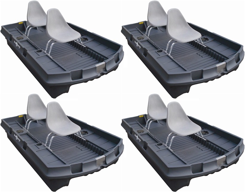 Bass Baby Boat 4 Pack