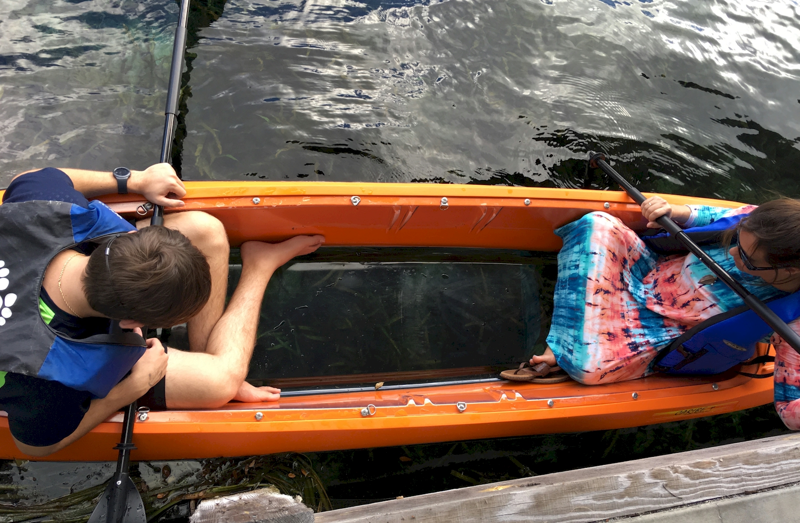 Caribe Clear Bottom Kayak