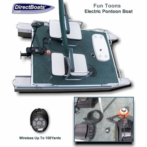 Electric Mini Pontoon Boat