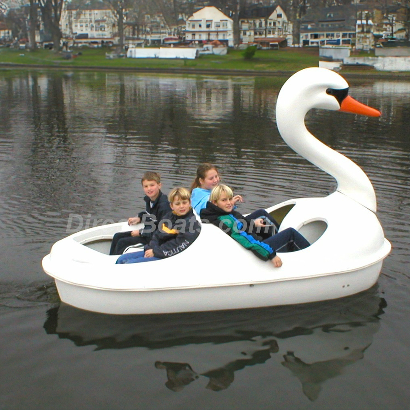 Four Person Swan Pedal Boat