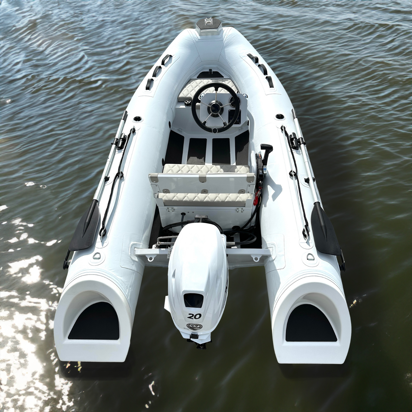 Tropicraft 320 Inflatable Boat w/ 20HP