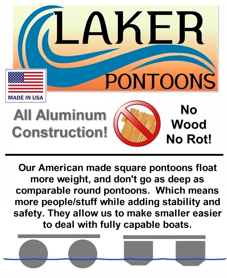 Laker 610 Basic Pontoon Boat