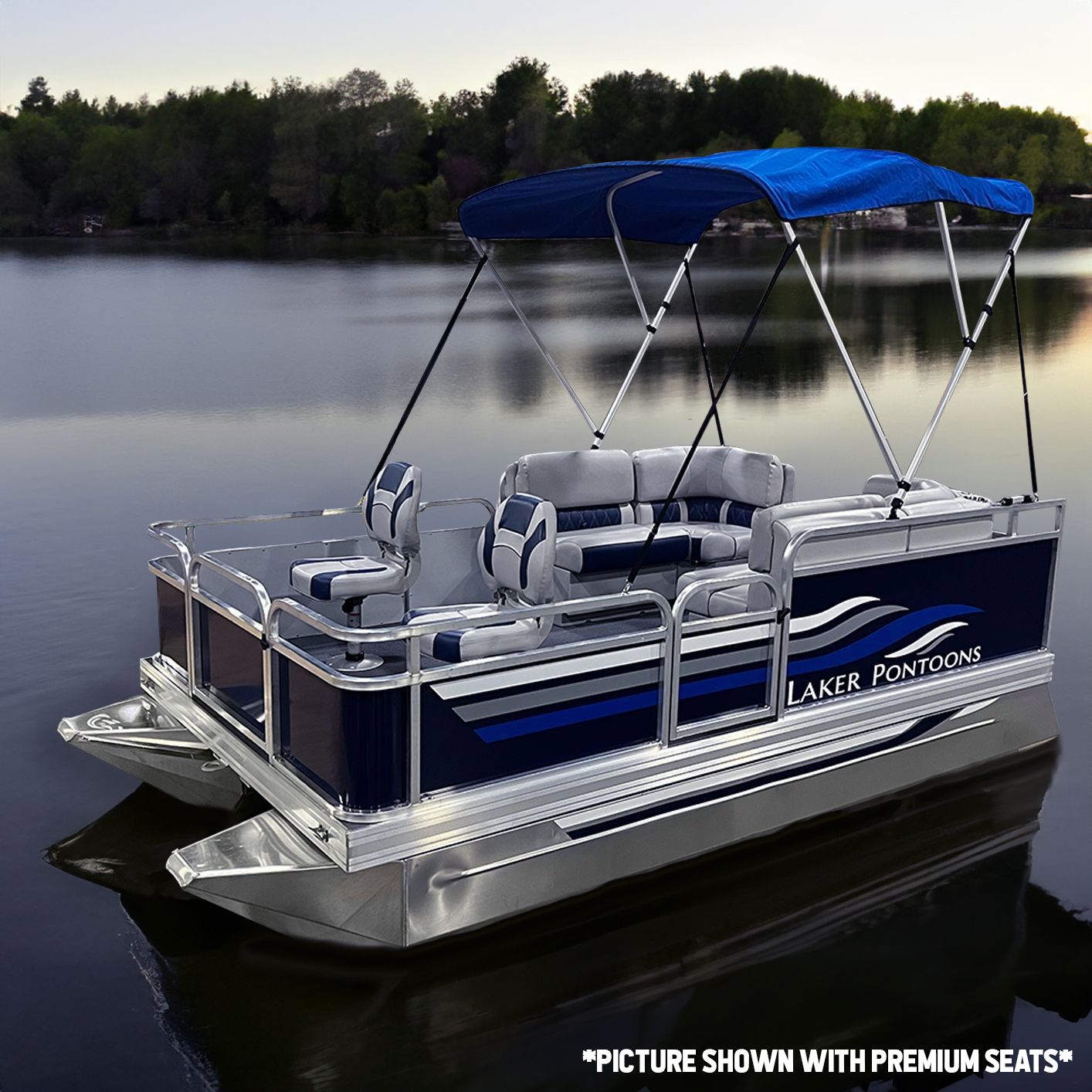 Laker 712 DLX Mini Pontoon