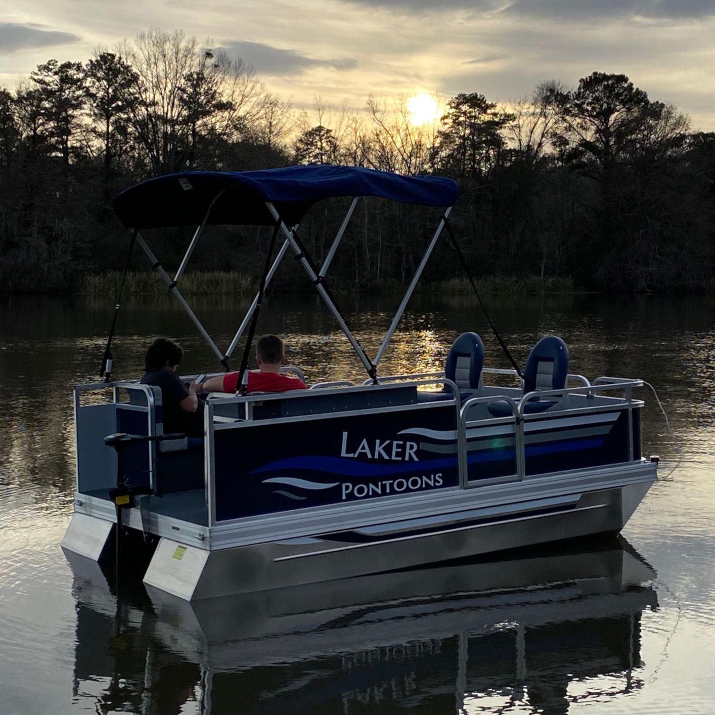 Laker 712 DLX Mini Pontoon