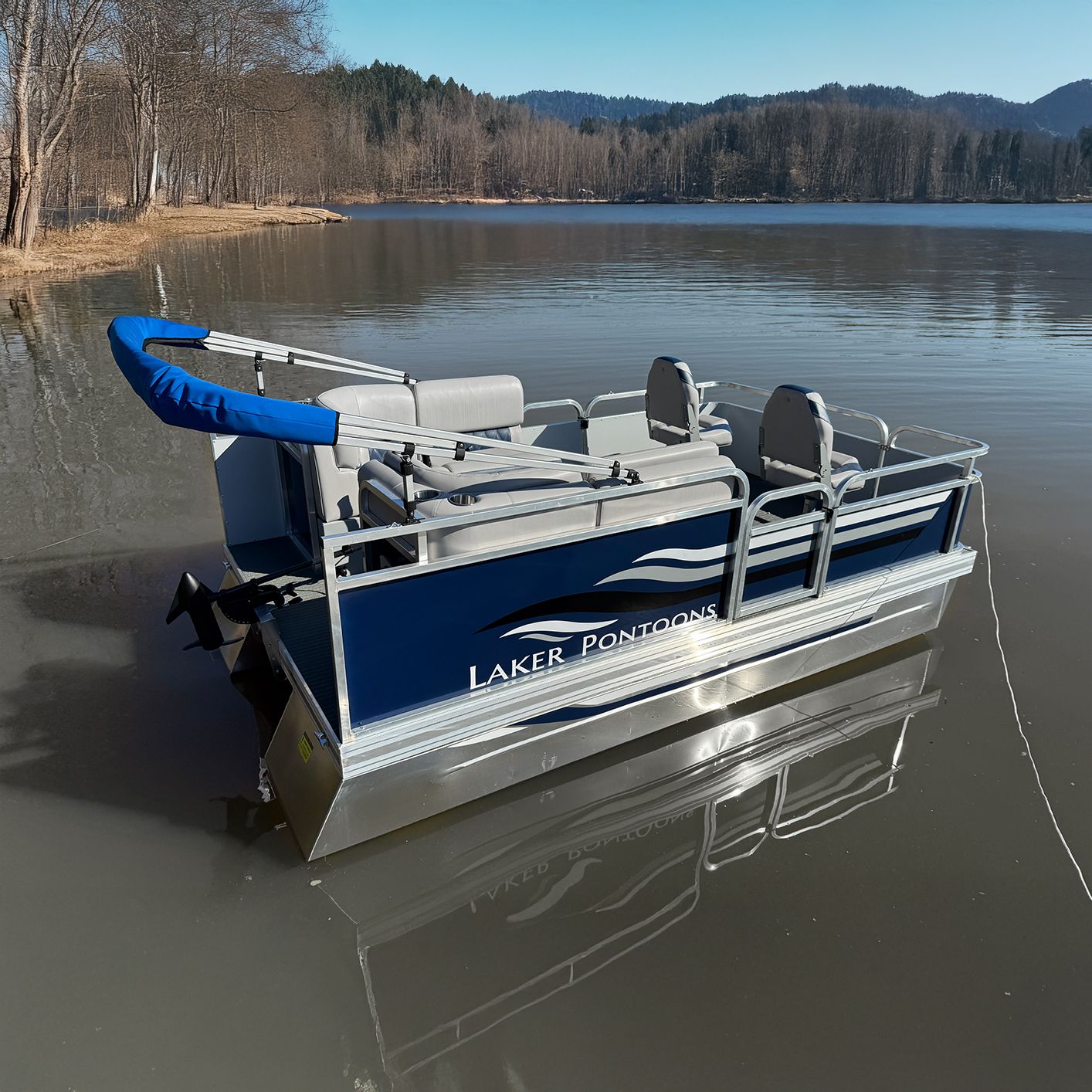 Laker 712 DLX Mini Pontoon
