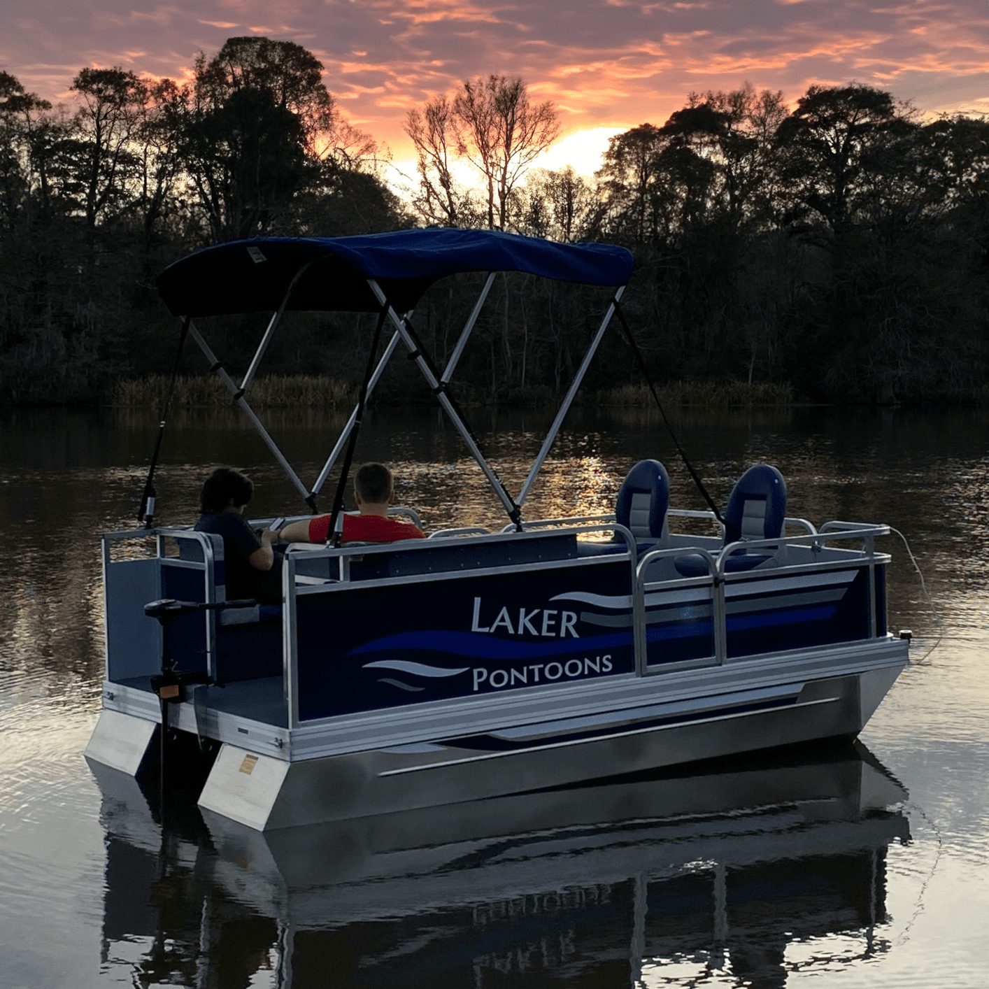 Laker 712 DLX Mini Pontoon