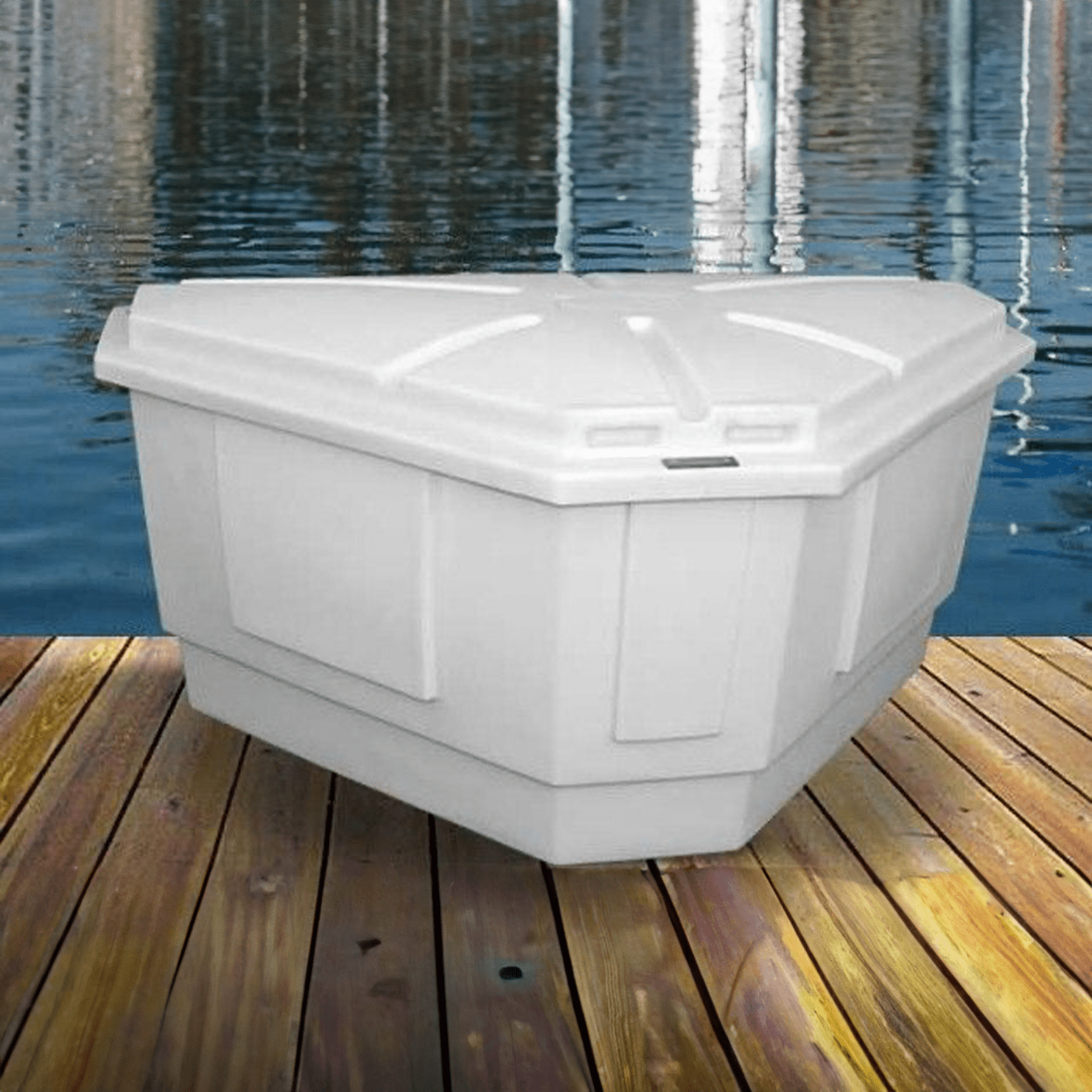 Large Triangular Dock Box