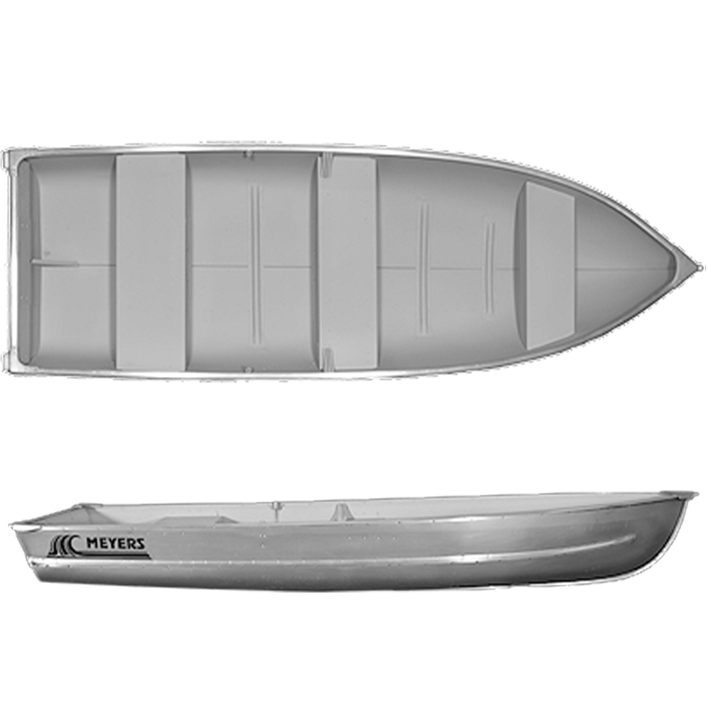 Launch 12 Aluminum V Hull Boat