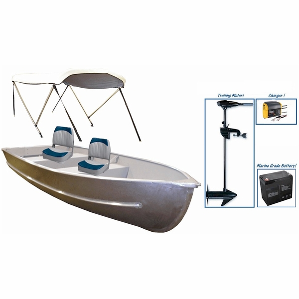 Launch 14 Aluminum V Bow Boat