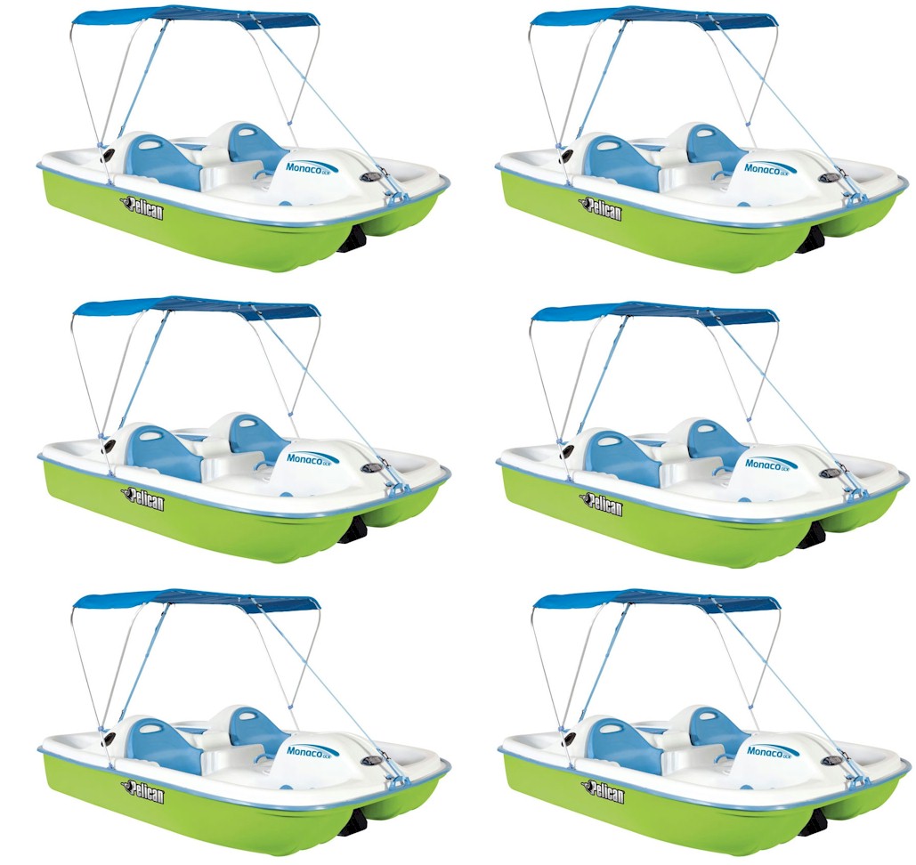 Monaco DLX Angler Pedal Boat 6 Pack Deal