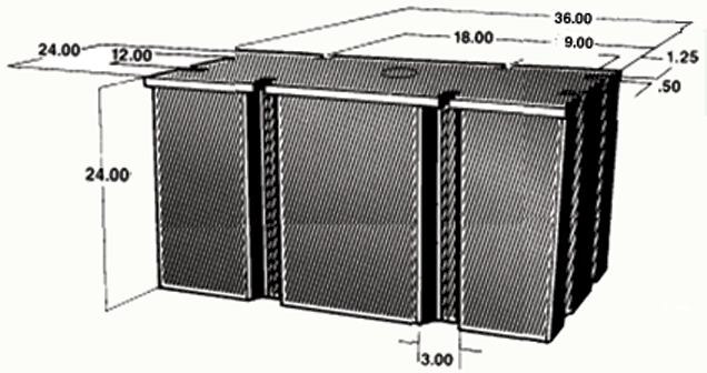 24" x 36" x 18" Float Drum