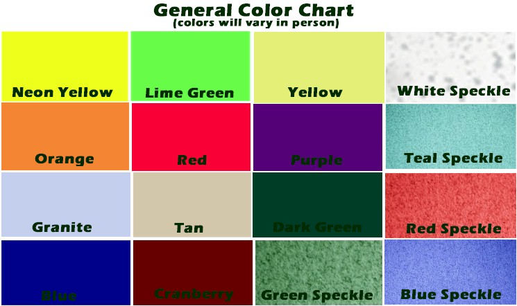 General Color Chart
