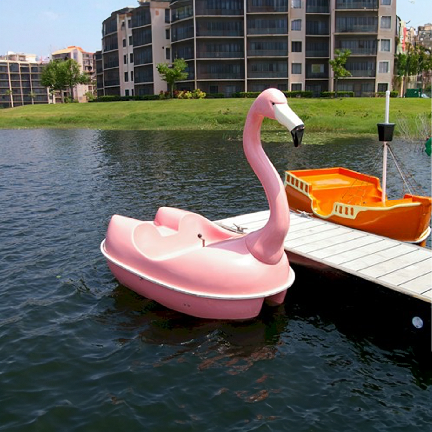 Pink Flamingo Pedal Boat