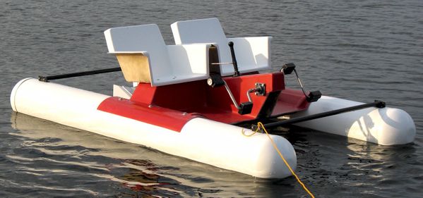 Fiberglass Pontoon Pedal Boat