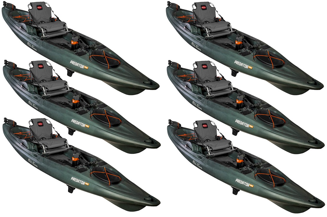 Predator Pedal Powered Kayak 6 Pack