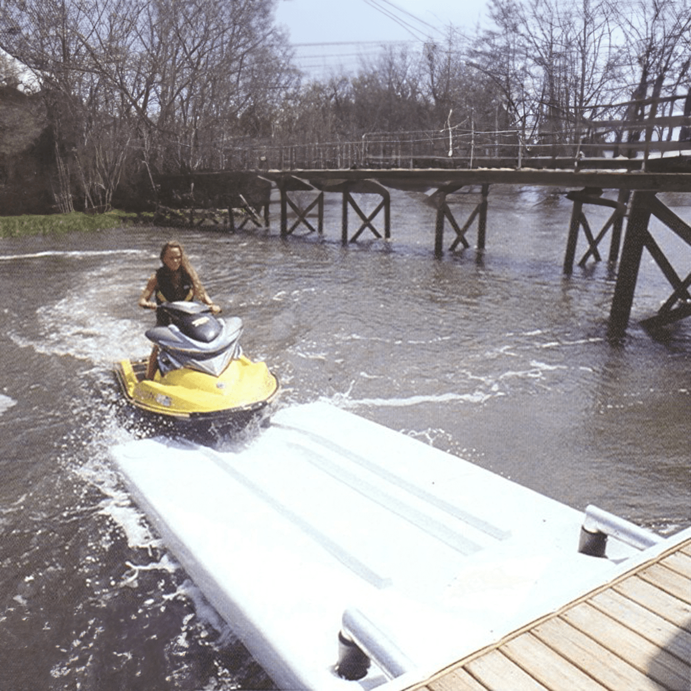 PWC Drive On Dock 9'3"x5'9" w/Bunks